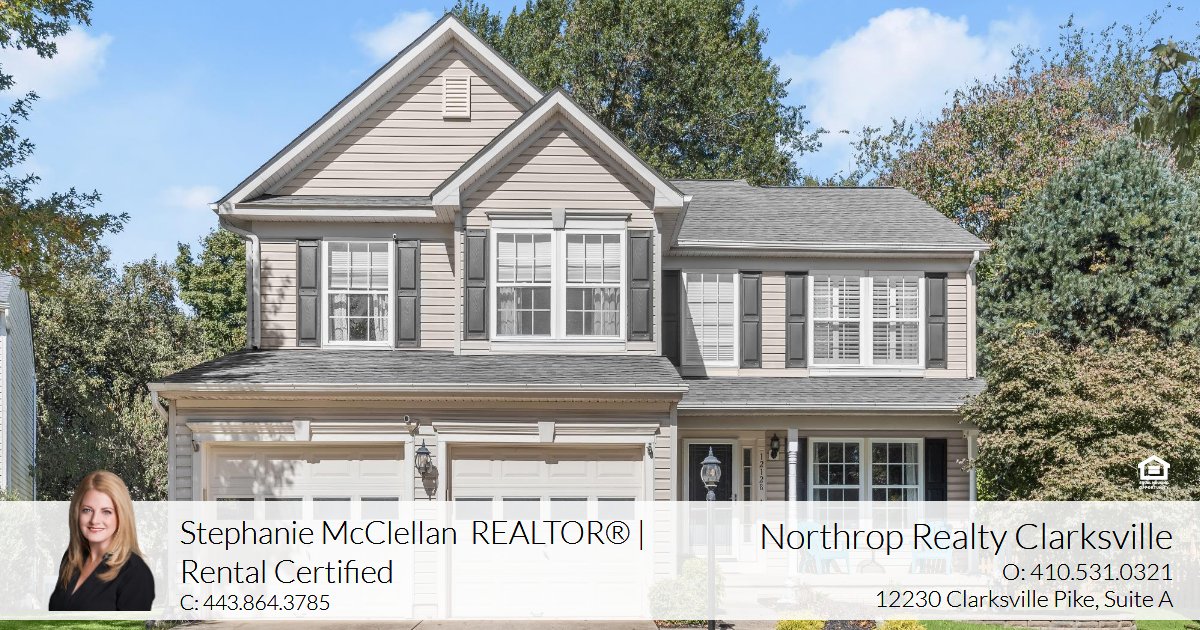 12128 Flowing Water Trail, Clarksville, MD 21029